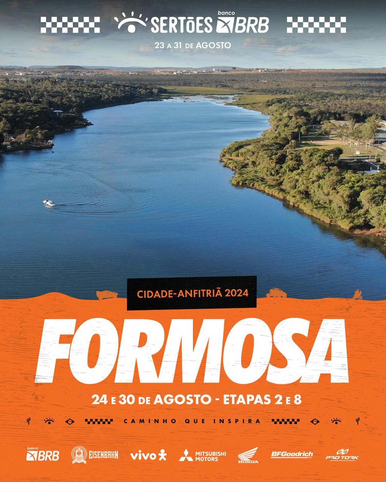 Formosa convocada para o Sertões BRB 2024 - Rádio Líder FM Formosa